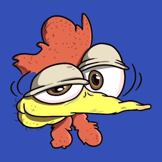 Funny Chicken Face