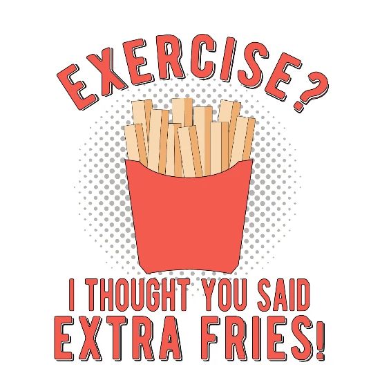 Funny Fries Quotes Funny Quote French Fries Food French Fries' Women's