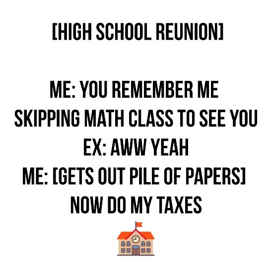 School Reunion Jokes Quotes School Reunion Funny Quote Definition
