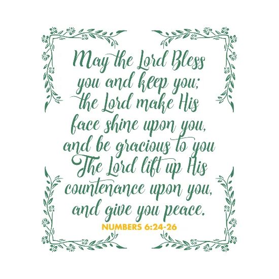 Numbers624 Icon New Year Bible Verse Numbers 6:24 26' Women's T Shirt