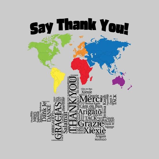 Thank You Languages Around World