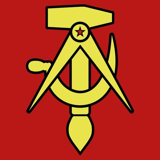 Communist Hammer And Sickle