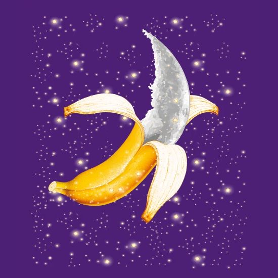 Purple Bananas On The Moon