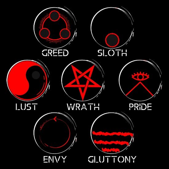 7 Deadly Sins Pride Symbol