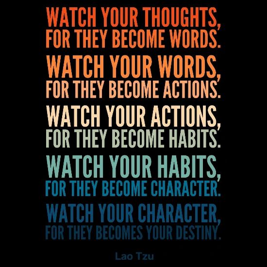 Watch Your Word Quotes Watch Your Thoughts Motivational Inspirational