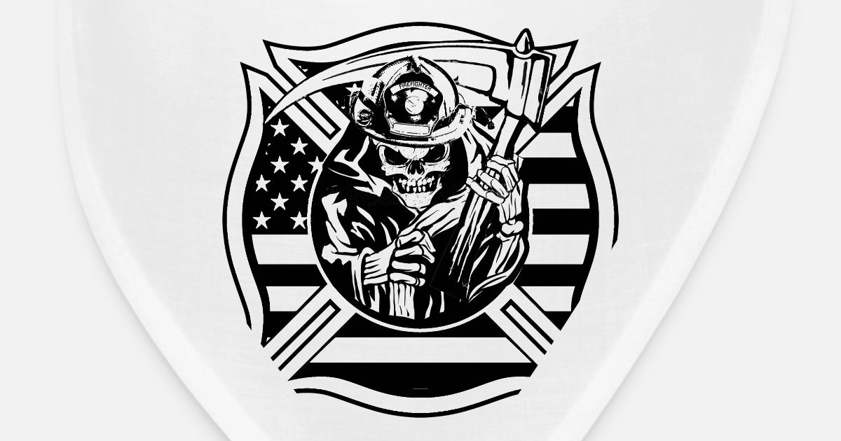 Firefighter Skull Logo