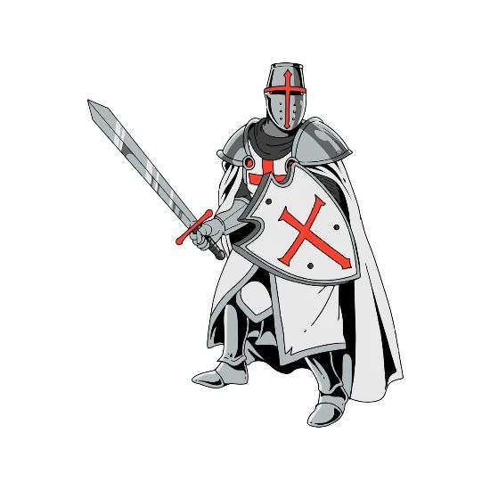 Dessin De Chevalier Templier