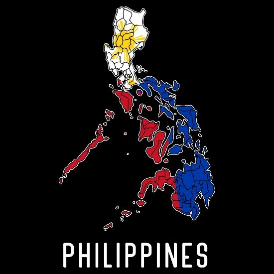 Philippine Map Design Philippines Map Poster Design Vector Download
