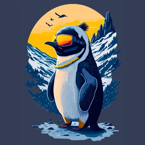 Awesome Penguin Picture