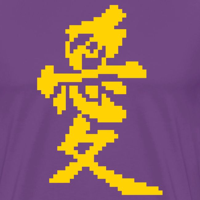 Love Kanji In Pixel Art