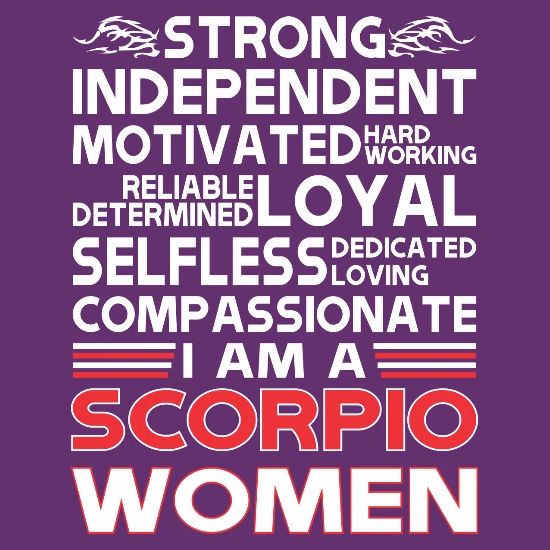 Scorpio Personality Women