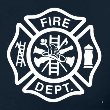 Generic Fire Department Logo Black Background