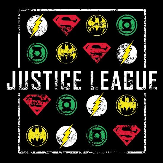 Logos Of The Members Of The Justice League Of