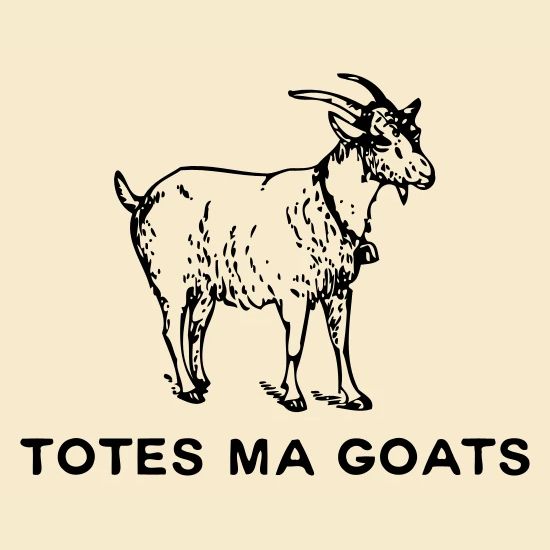 Totes Magoats Totes Magoats Accessories Sticker | Shirts And Giggles