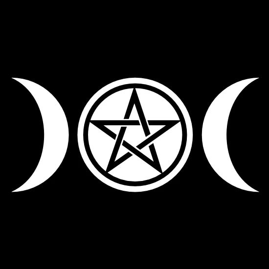 Triple Moon Goddess Symbol
