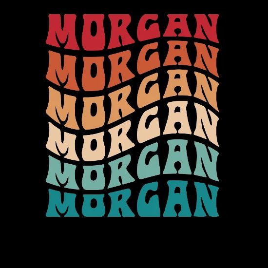 Morgan Name Logo Made By Morgan