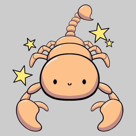 Chibi Zodiaque Scorpion Poster For Sale Avec L'œuvre « Scorpion Le