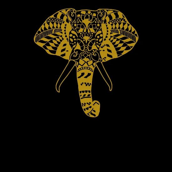 Tribal Elephant Background