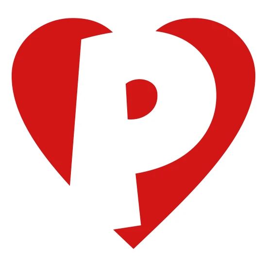 The Letter P In Love Premium Vector | Love Alphabet Letter P