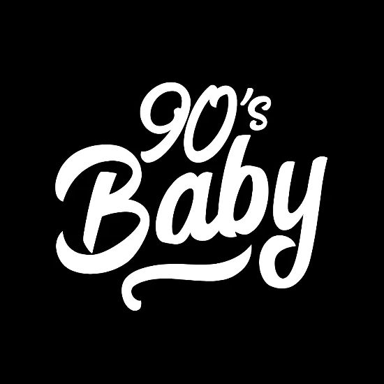 90s Baby Logo Premium Vector | 90s Baby Drip