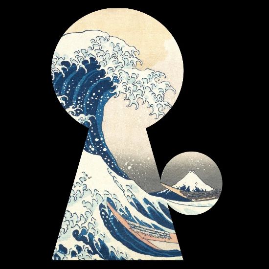 Baseball Wave Art