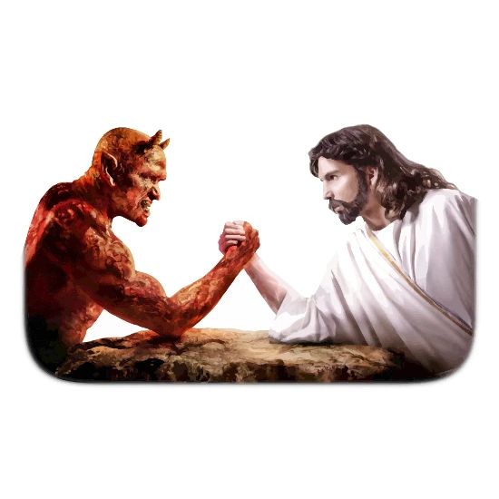 God And The Devil Fighting