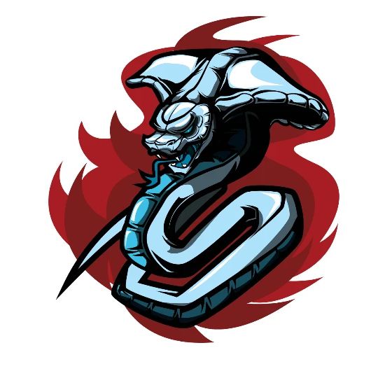 Red Viper Snake Logo