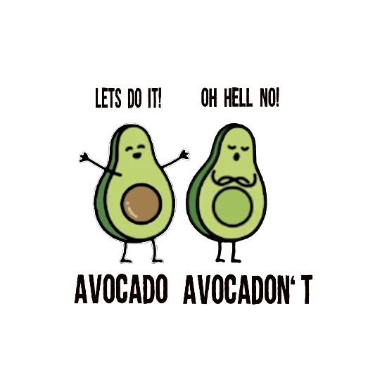 Avocado Personality Memes Avocado Meme Etsy