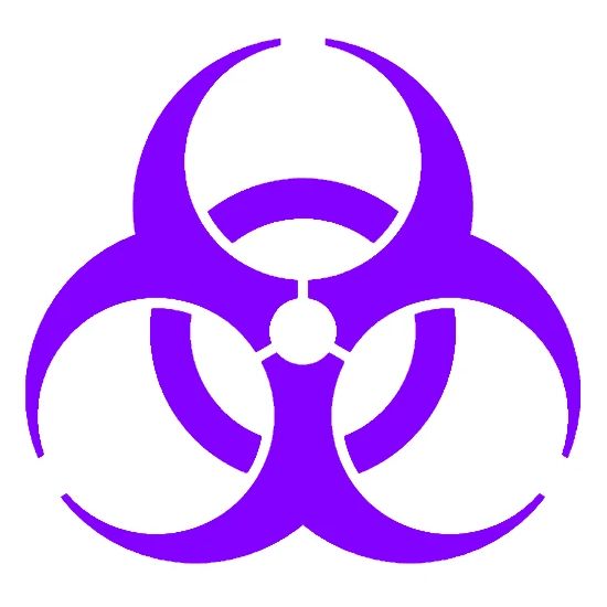 Zombie Biohazard Symbol Biohazard Stickers Sign Decals Waterproof