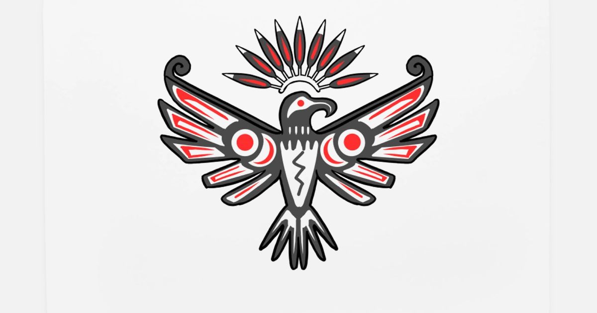 Native American Thunderbird Painting Majestic Thunderbird Native