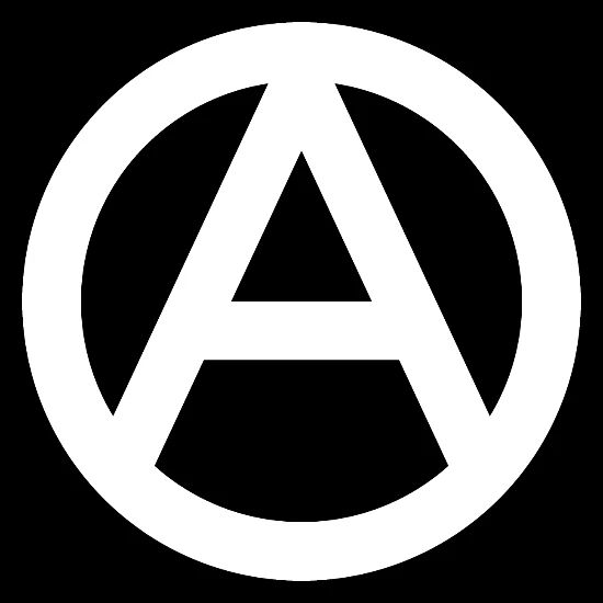 The Anarchy A Symbol Anarchy Anarchist Logo white Trucker Cap | Spreadshirt