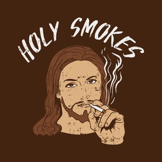 JESUS: Holy Smokes Men's T-Shirt | Spreadshirt