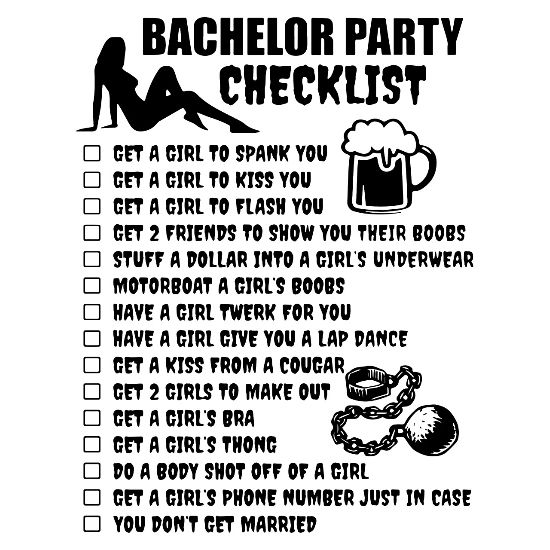 bachelor Party Checklist Friend Men s T Shirt Spreadshirt bachelor Party Checklist Friend Men s T Shirt Spreadshirt