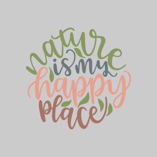 Nature is My Happy Place Digital Drawing & Illustration Art ...