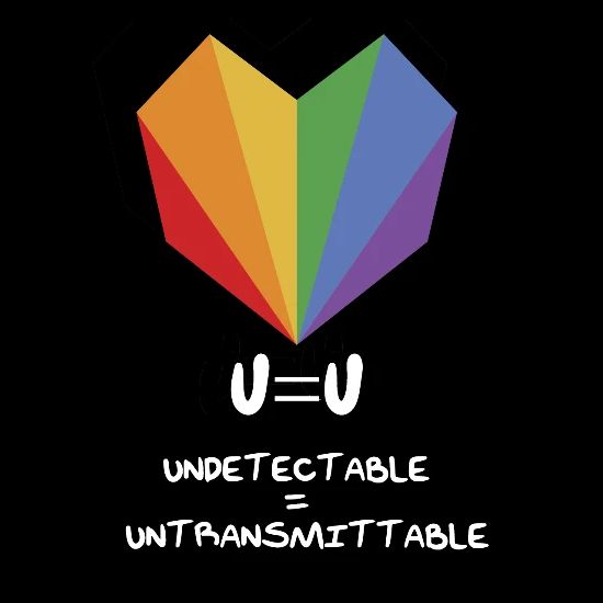 U=U Undetectable Equals Untransmittable HIV Men's T-Shirt | Spreadshirt