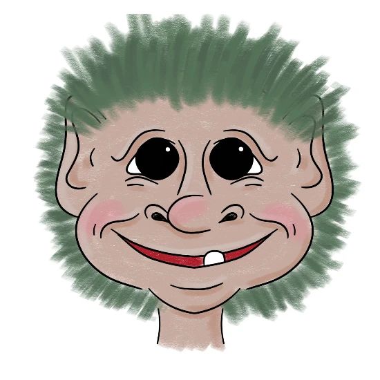 Norwegian Troll Drawing