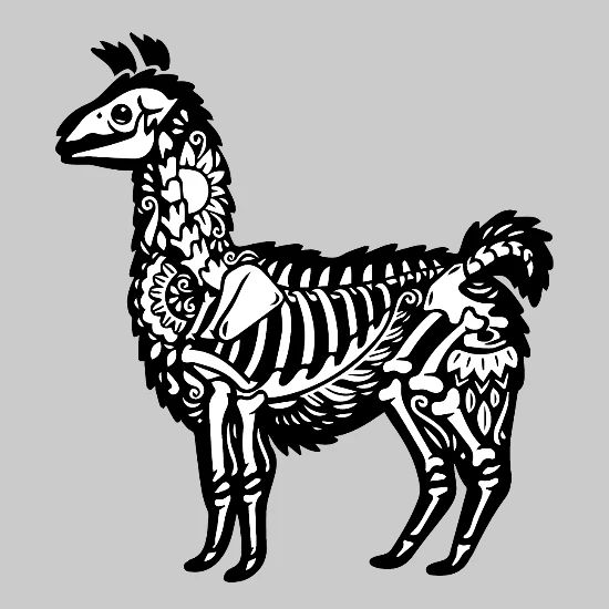Skeleton Llama Dead Alpaca Women's T-Shirt | Spreadshirt