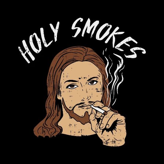 JESUS: Holy Smokes Men's Tall T-Shirt | Spreadshirt