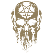 Death Metal Pentagram with Skull Men's T-Shirt | Spreadshirt