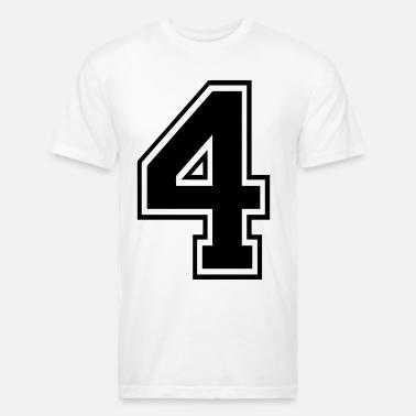 'Number 4' Men’s Premium T-Shirt | Spreadshirt