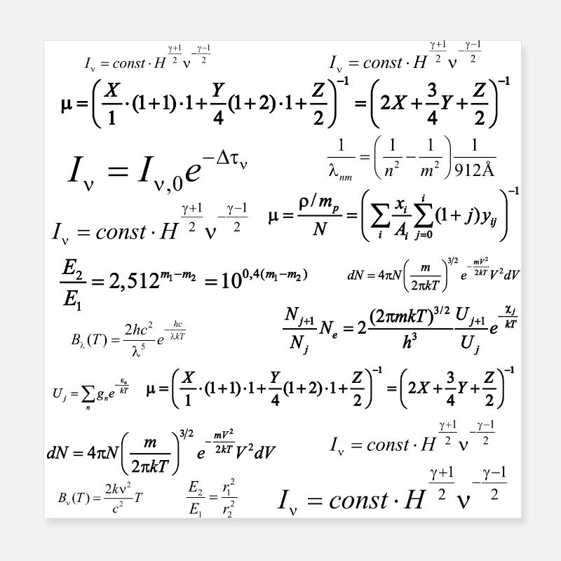 Physics Posters | Unique Designs | Spreadshirt