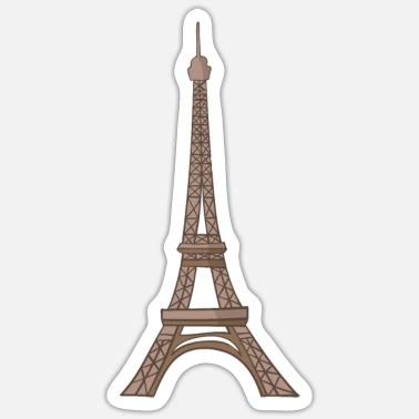 Eiffel Tower Stickers | Unique Designs | Spreadshirt