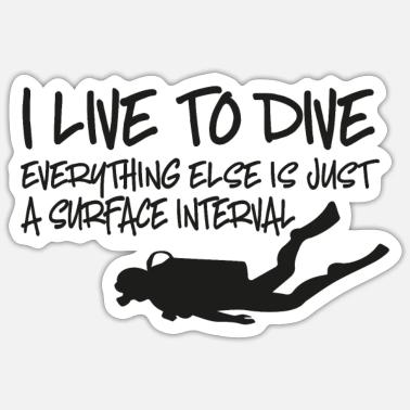 Scuba Diving Stickers | Unique Designs | Spreadshirt