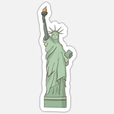 Statue Of Liberty Stickers | Unique Designs | Spreadshirt