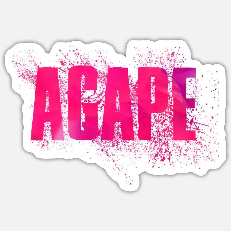 Agape Stickers | Unique Designs | Spreadshirt