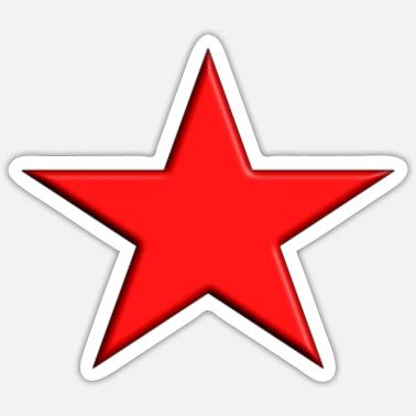Red Star Stickers | Unique Designs | Spreadshirt