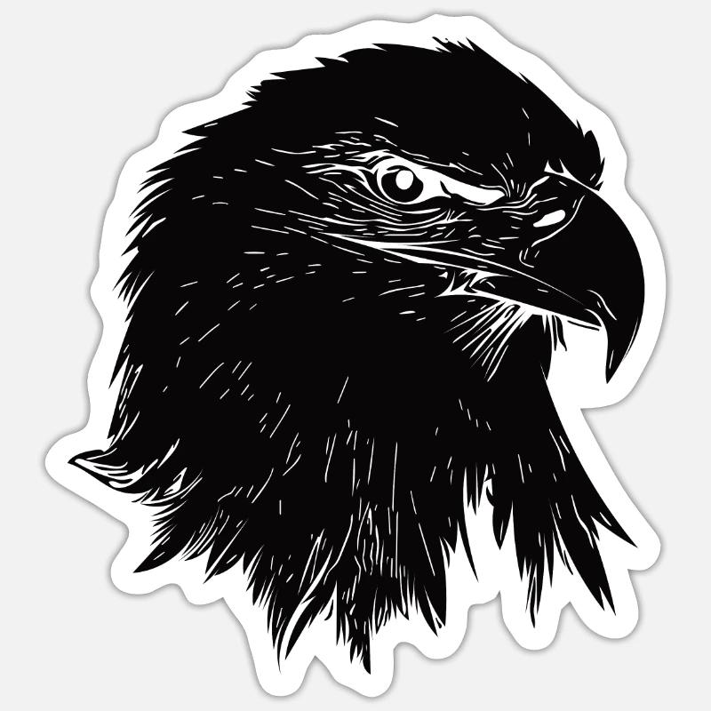 Eagle Head Stickers | Unique Designs | Spreadshirt