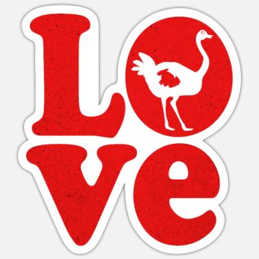 Ostrich Stickers | Unique Designs | Spreadshirt