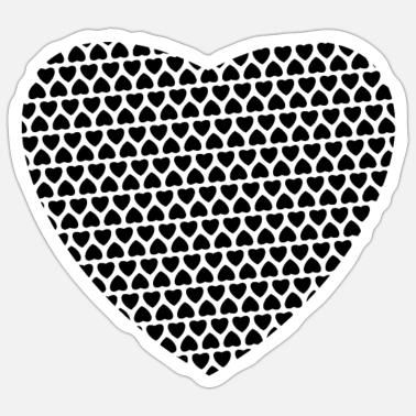Black Heart Stickers | Unique Designs | Spreadshirt