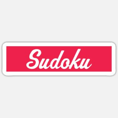 Sudoku Stickers | Unique Designs | Spreadshirt
